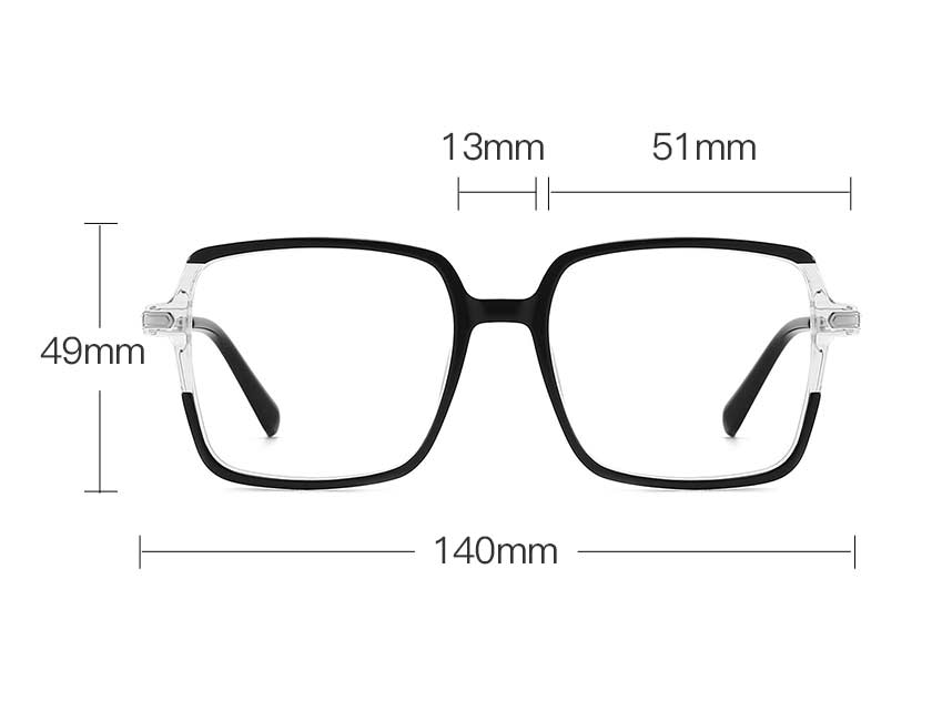 Karson - Square Grey Eyeglasses For | Lensmart Online