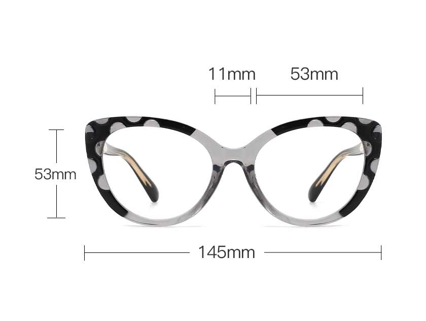 Nino Cat Eye Grey Glasses For Women Lensmart Online