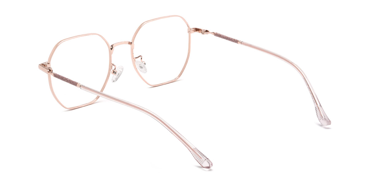 Daniella - Óvalo Oro Glasses for Mujeres - Lensmart